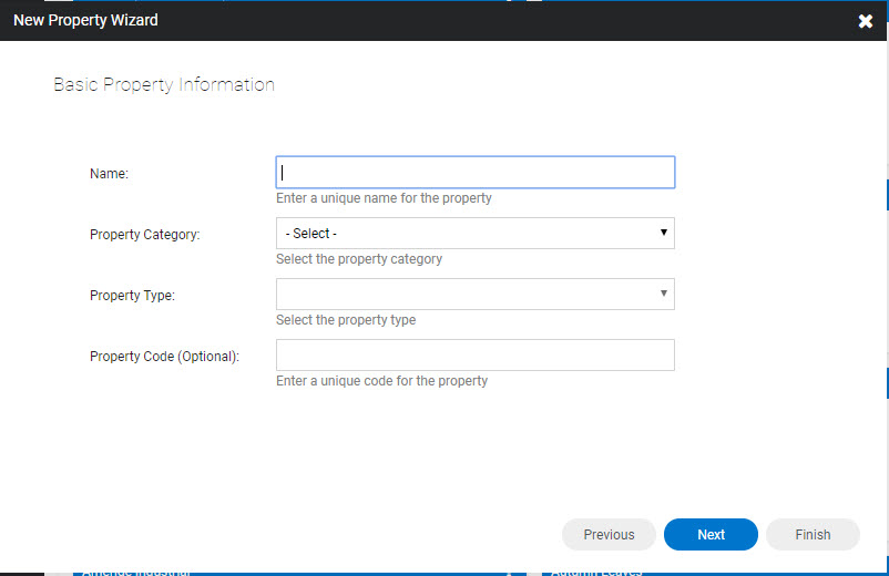 Creating a Property – RealPage AIM