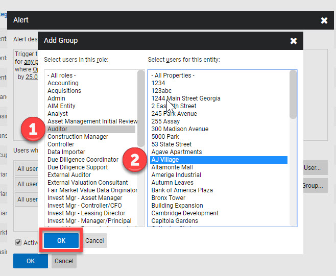 Configuring Alerts – RealPage AIM