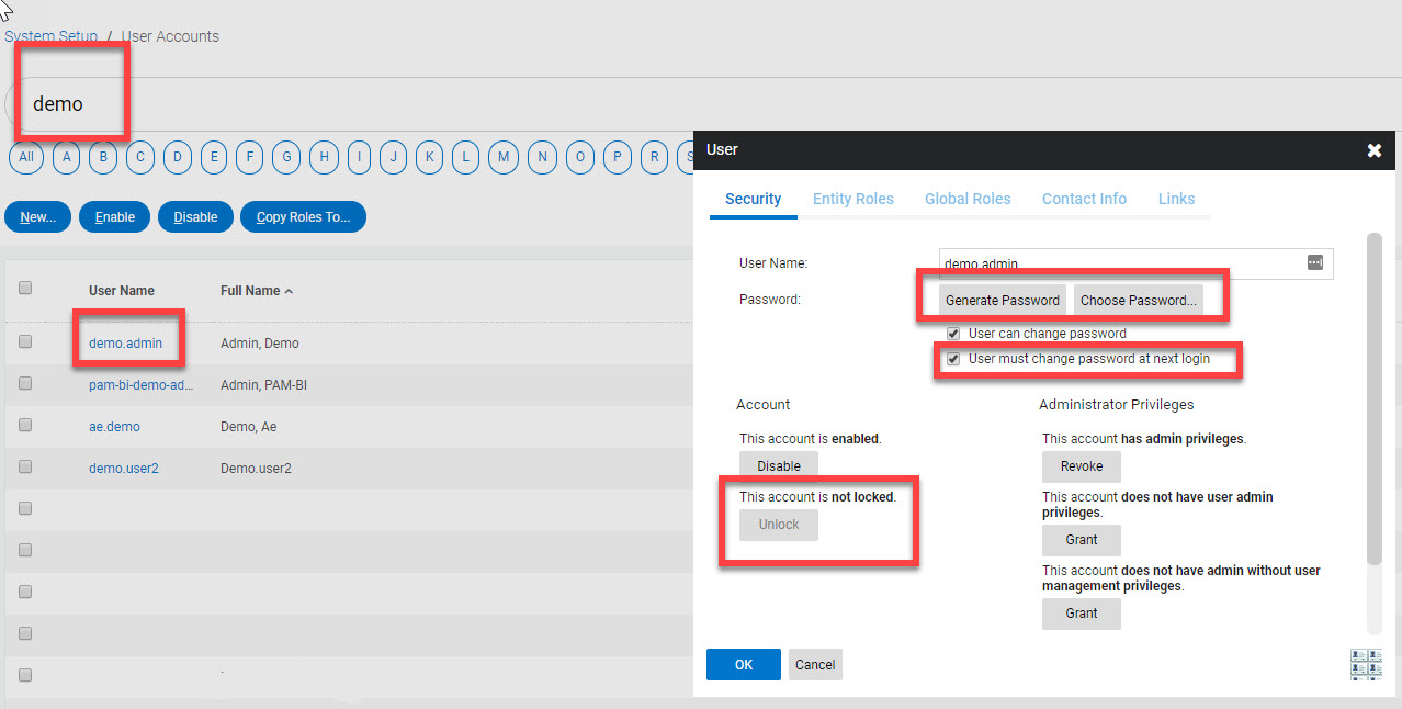 Reset a User Password – RealPage AIM