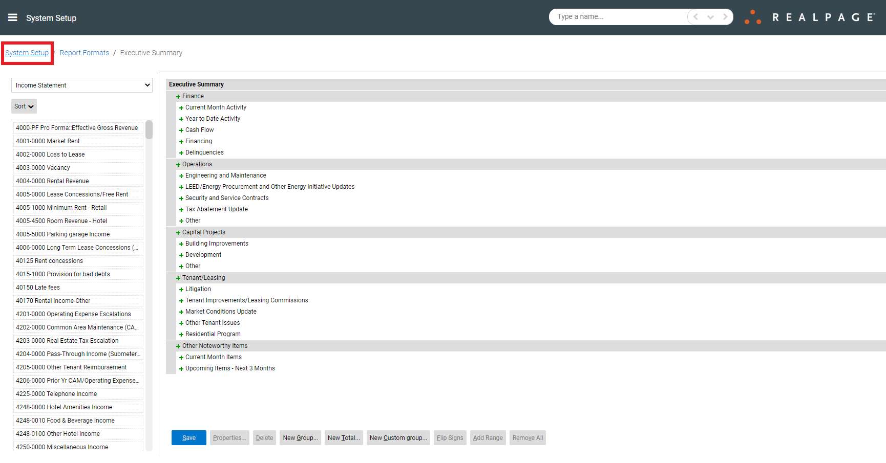 Create a New Report – RealPage AIM