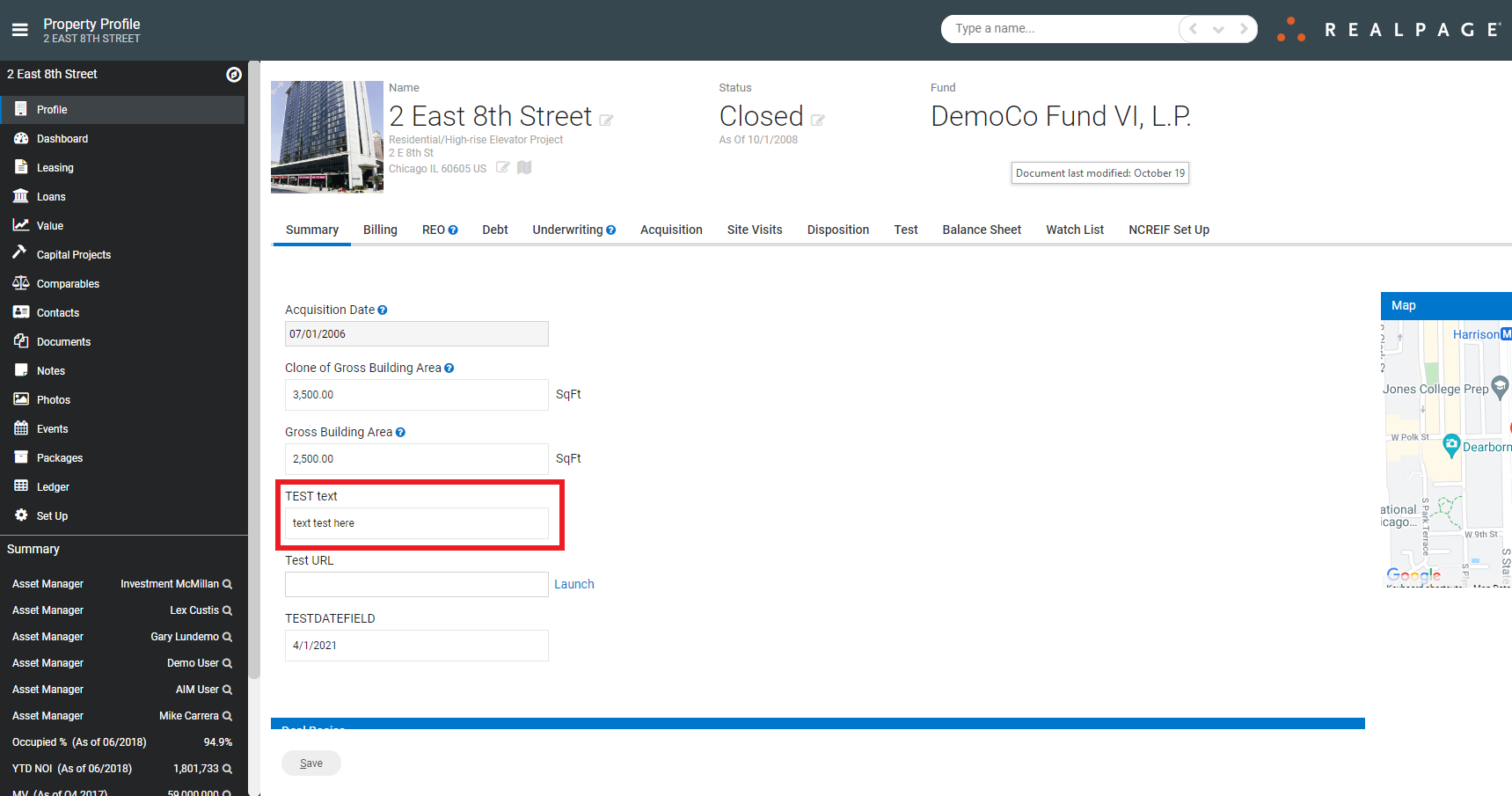 Create a Custom Field – RealPage AIM
