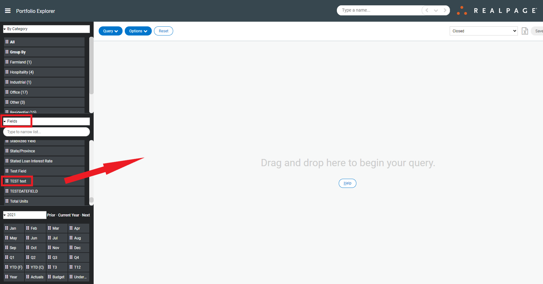 Display a Custom Field in a Report – RealPage AIM